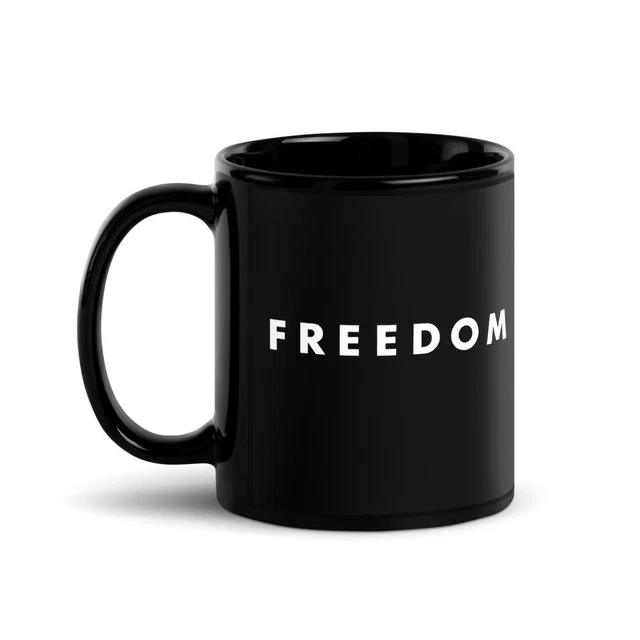FREEDOM TASSE, CHARLIE Kirk, mug, Free speech, Turning Point USA, Trump ...