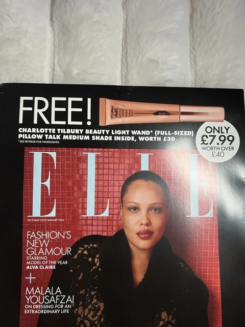 BRITISH ELLE MAGAZINE UK December / January 2026 + free Charlotte ...