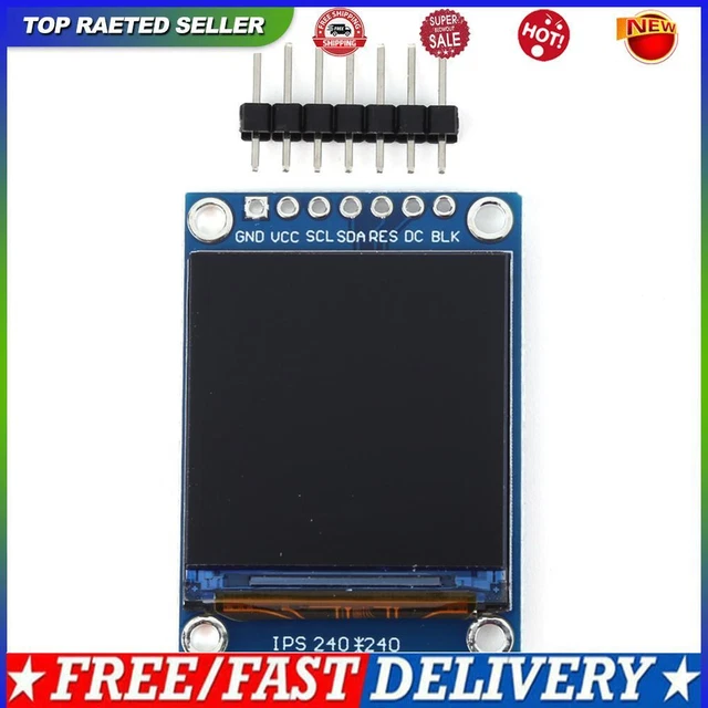 1.3 INCH RGB TFT LCD Board SPI Interface ST7789 240x240 Pixels 7 Pin for Arduino £5.63 - PicClick UK
