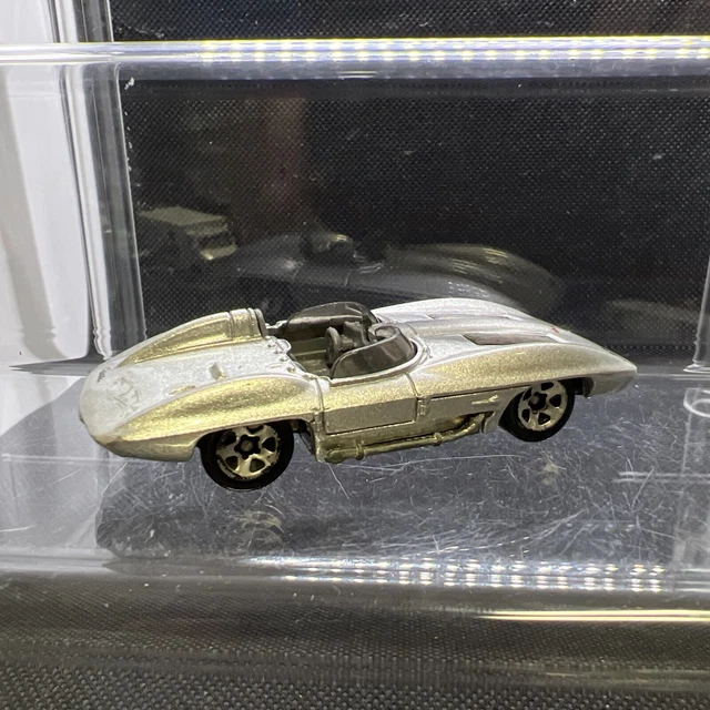 2002 HOT WHEELS Corvette Stingray Silver Convertible Malaysia RARE $12. ...