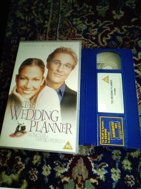 THE WEDDING PLANNER Vhs Video Big Box Ex-Rental Freepost £5.99 ...