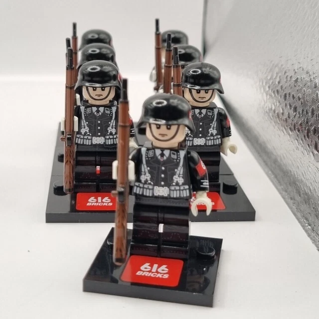 LEGO WW2 GERMAN Figure Waffen SS Infantry Soldiers (Brand New) + Free ...