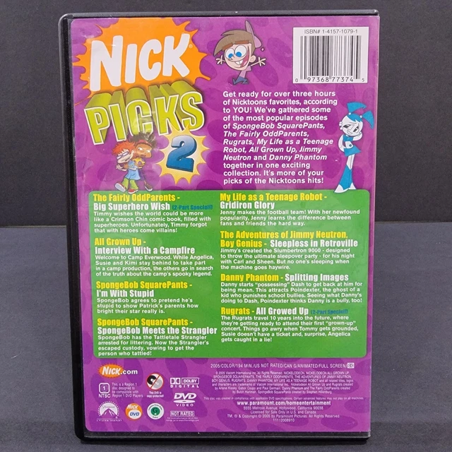 NICK PICKS - Vol. 2 (DVD, 2005) EUR 5,54 - PicClick FR