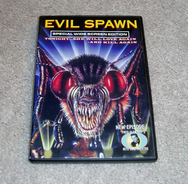 EVIL SPAWN DVD Cult 80s Horror Sleaze Retromedia Nite Owl Theatre Drive ...