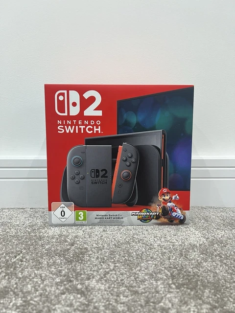 NINTENDO SWITCH 2 Mario Kart World Bundle Brand New Sealed £419.99 ...