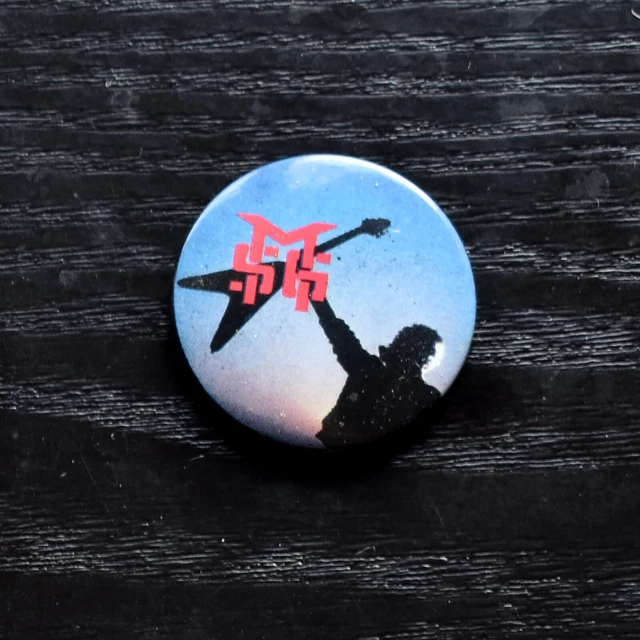 MICHAEL SCHENKER GROUP MSG Vintage official Assault Attack metal pin ...