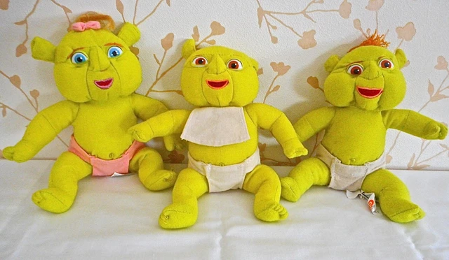 FELICIA FERGUS FARKLE Triplets Three Toys Bundle From Disney Film Shrek ...