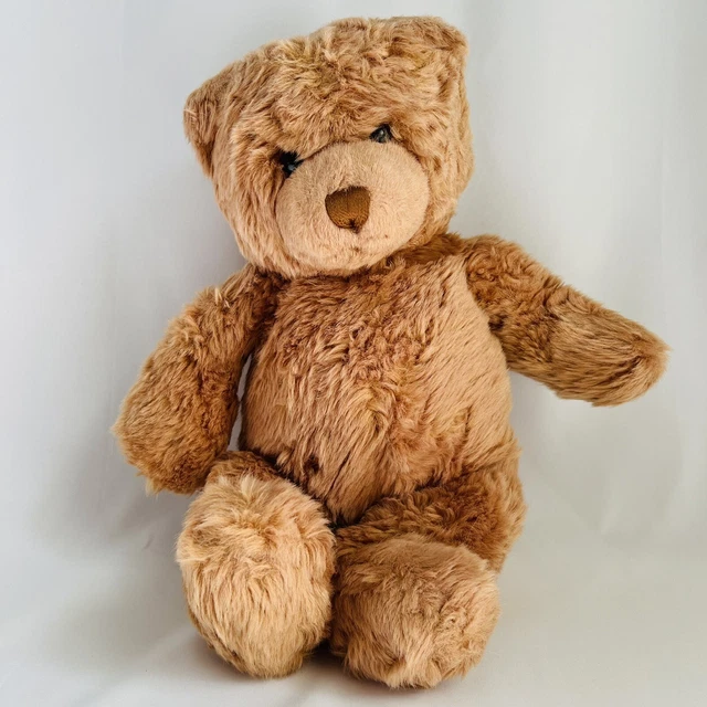 VINTAGE GUND TENDER Teddy Bear Brown Plush Soft Toy Cuddly Stuffed ...