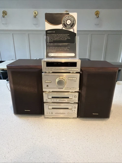 TECHNICS ST-HD301 STEREO System HiFi Separates Vintage With Speakers ...