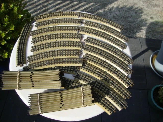 JEP LOT 30 rails voies courbes , occasion bon état TRAIN échelle HO EUR ...