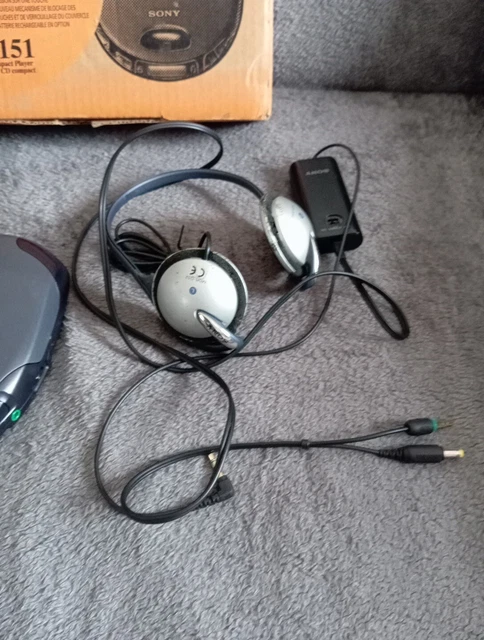 SONY DISCMAN D-151 Walkman Lecteur CD portable Baladeur EUR 40,00 ...