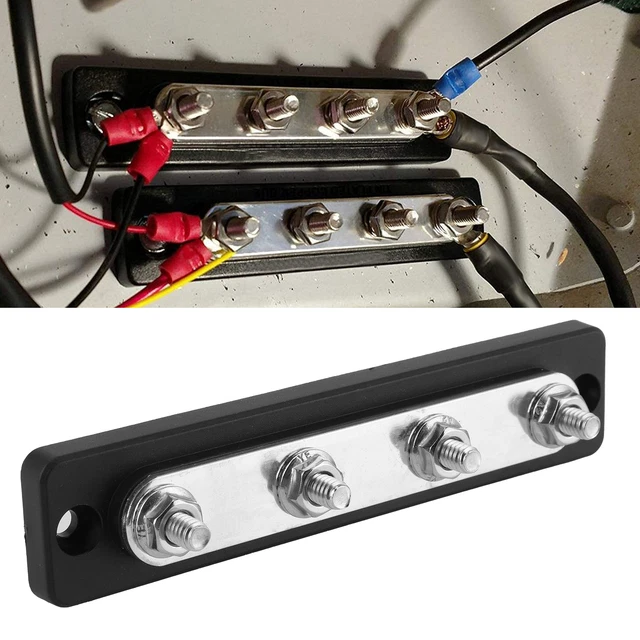 BUSBAR BOARD BUSBAR 4-Point Power Cable Terminals 100A £8.95 - PicClick UK