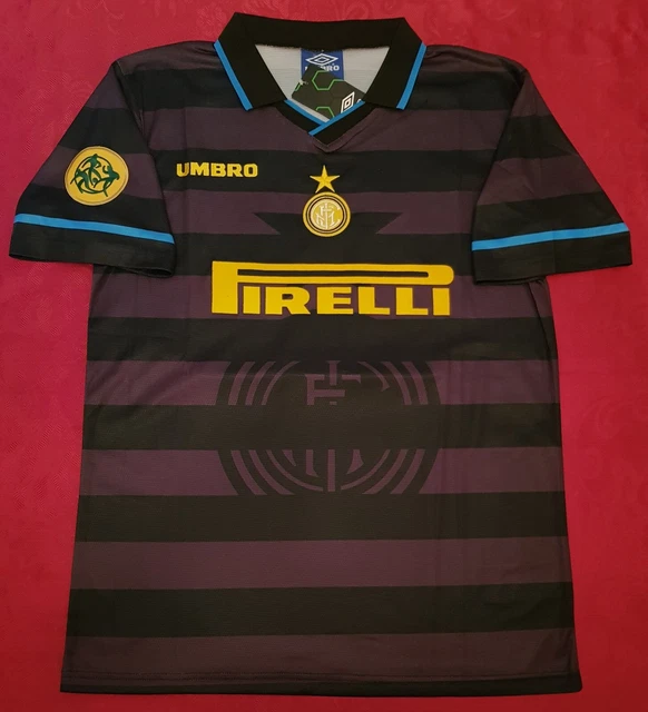 MAGLIA CALCIO INTER Milano Ronaldo Finale Coppa Uefa 1998 Football ...