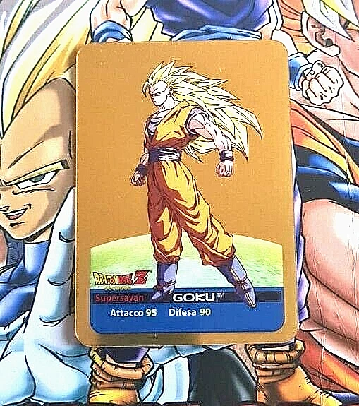 LAMINCARDS DRAGON BALL Z Serie oro - Goku SS3 Super Sayan 3 livello ...