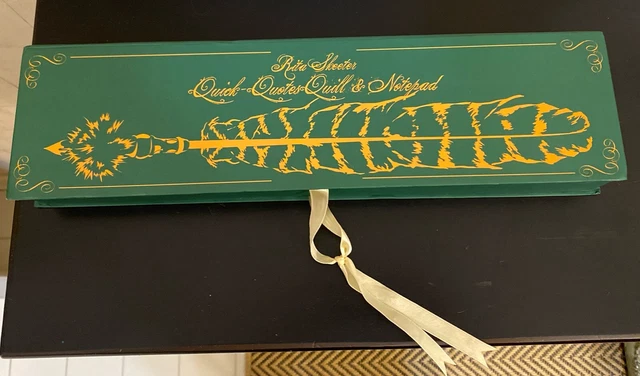 QUICK QUOTES QUILL Rita Skeeter in scatola mondo magico di Harry Potter ...