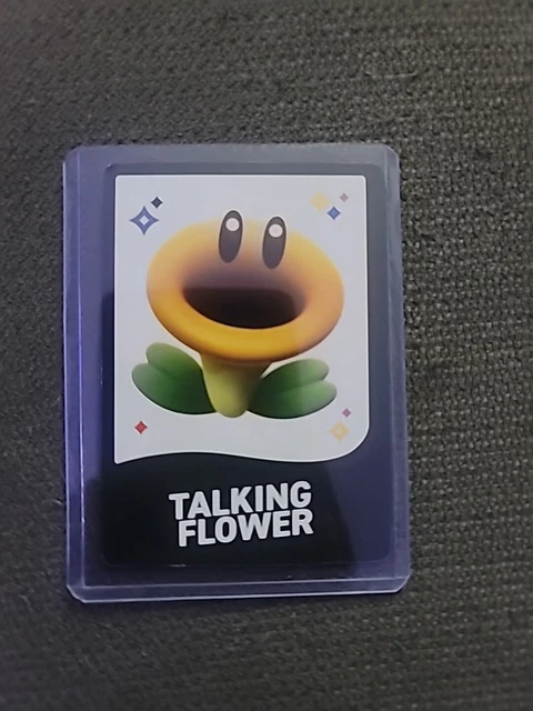 2023 SUPER MARIO Bros. Wonder TALKING FLOWER Trading Card SMWT £0.78 ...