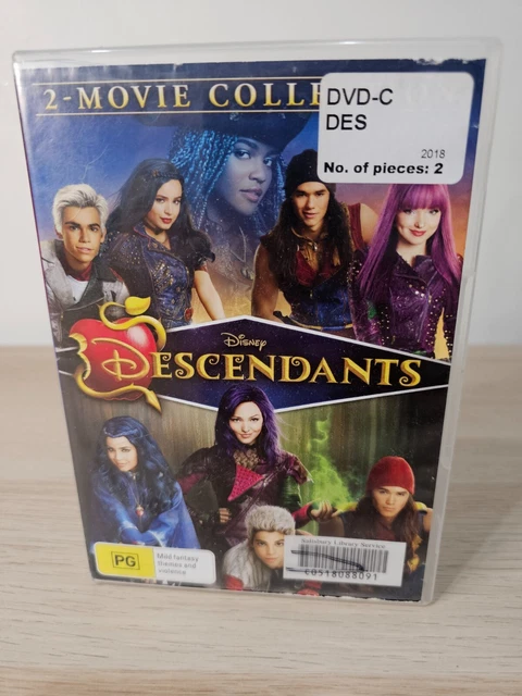 DISNEY DESCENDANTS 1 & 2 Double Box Set DVD 2018 Region 4 PAL Ex ...
