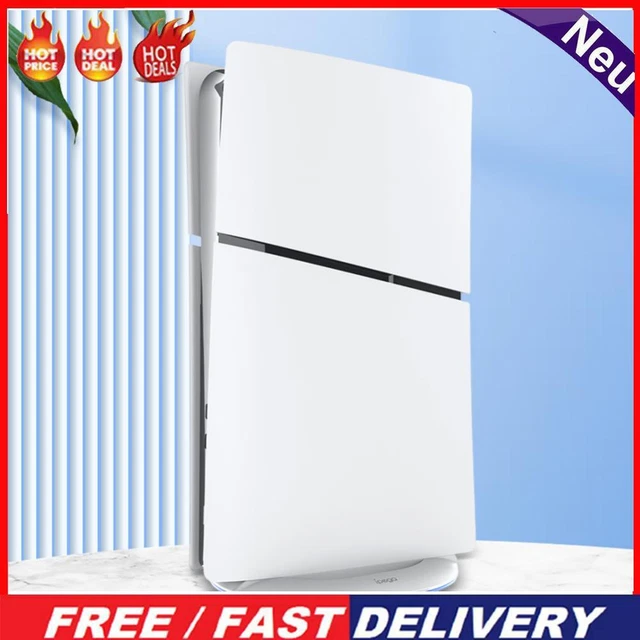 RGB VERTICAL STAND Display Stand Stable White for PS5 Slim Disc/Digital ...