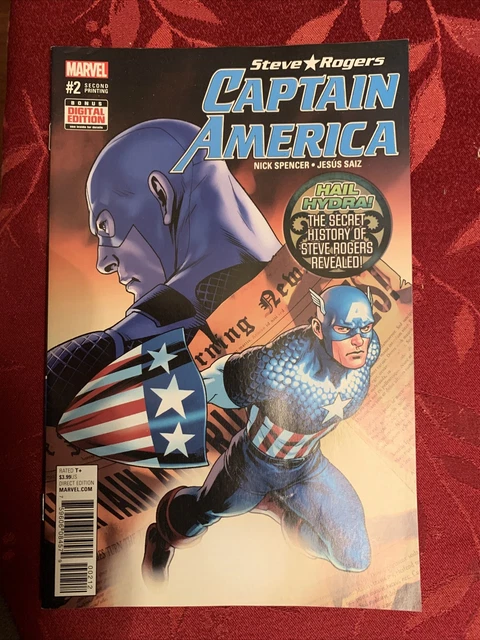STEVE ROGERS CAPTAIN AMERICA #2, 1a STAMPA, HAIL HYDRA Secret Empire 2016 in perfette condizioni ...
