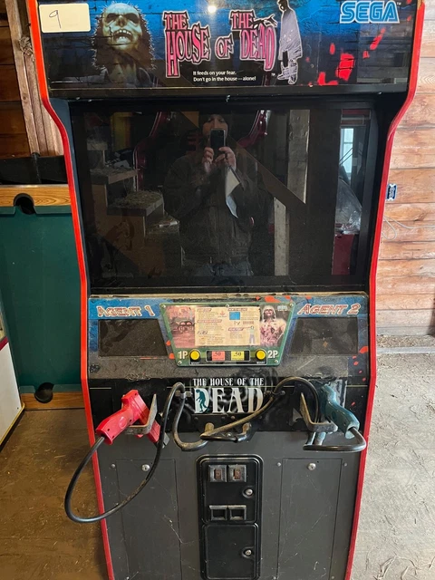 ORIGINAL SEGA HOUSE of the Dead Arcade Game Cabinet Machine $600.00 ...