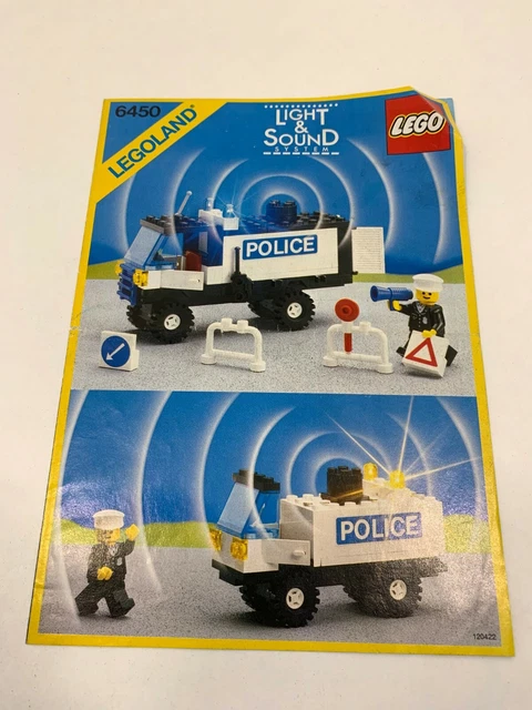 LEGO® BUILDING INSTRUCTIONS Legoland 6450 Police Car Instruction ...