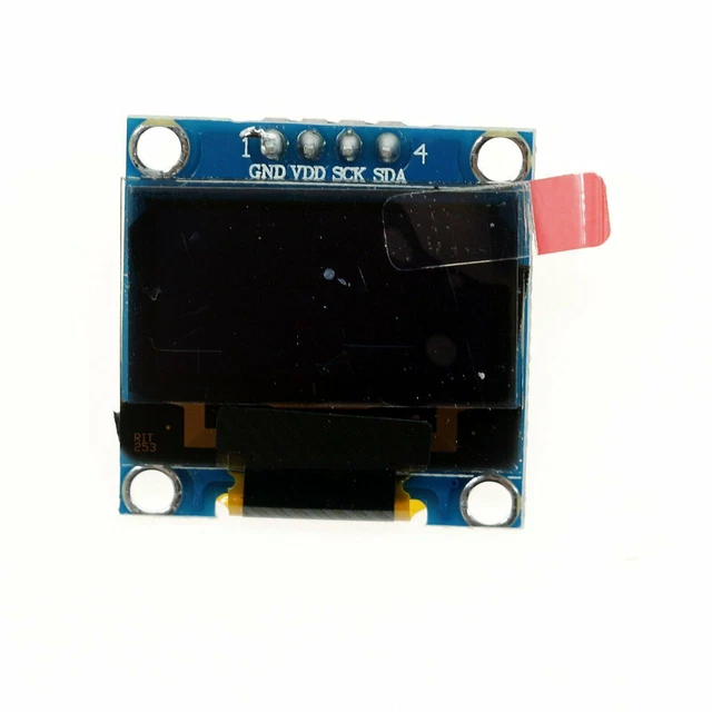 Blue 096and I2c 128x64 Oled Lcd Display Module For Arduinostm32avr51