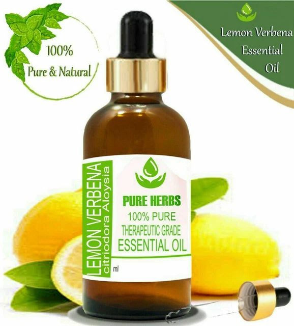 PURE HERBS CITRON Verbena 100% Naturel Citriodora Aloysia Huile ...