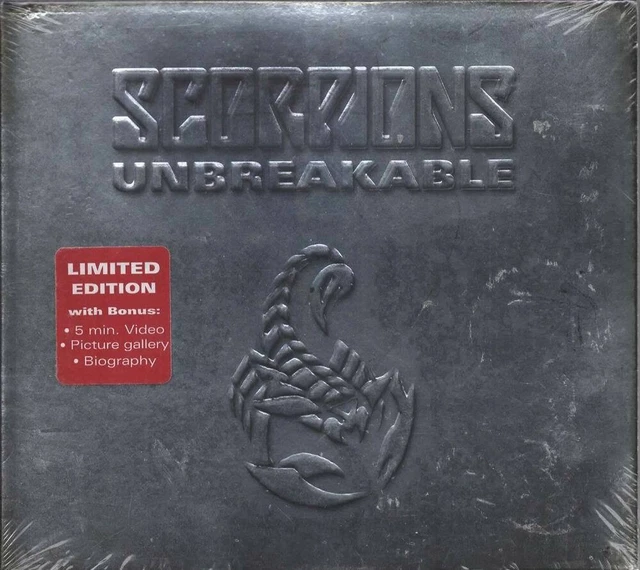 SCORPIONS UNBREAKABLE LIMITED Edition CD NEU New Generation Love Em Or ...