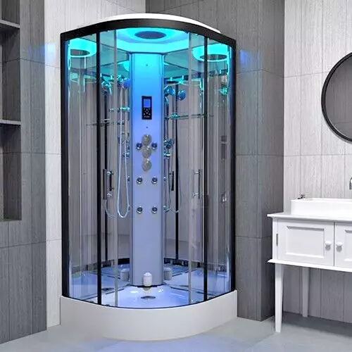 Insignia Steam Shower Cabin Enclosure 900x900 Mm Thermostat 2nd