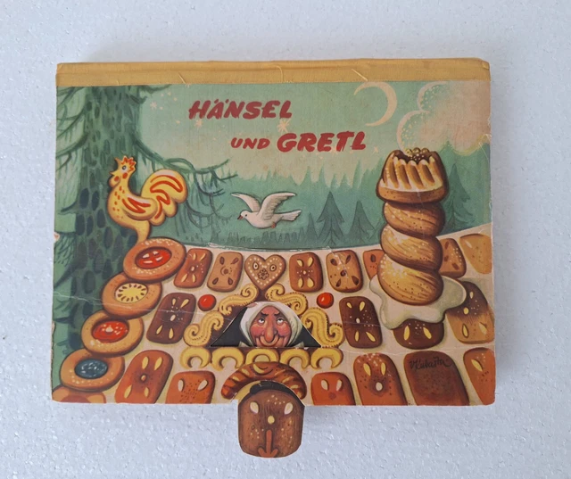ALTES KINDERBUCH HÄNSEL Und Gretl Gebrüder Grimm Ddr Cssr Artia Relief ...