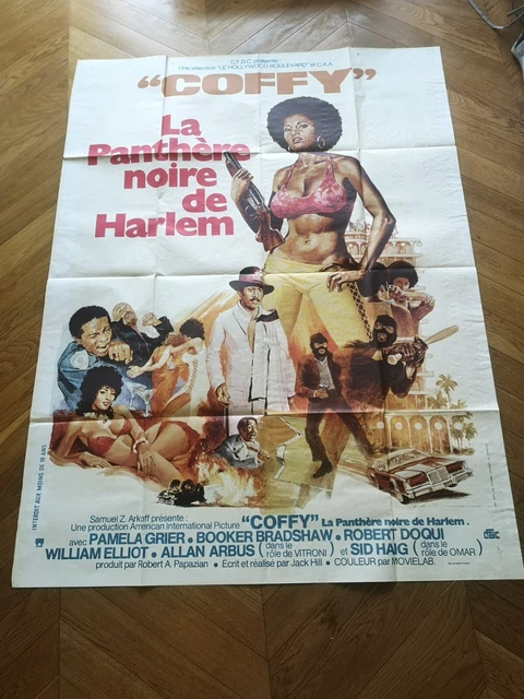 AFFICHE CINÉMA &COFFY la panthere noire de Harlem" 120*160 cms EUR 2,00 - PicClick FR