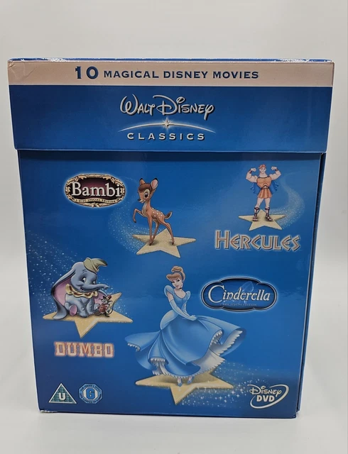 WALT DISNEY CLASSICS ~ 10 Magical Movies ~ DVD Box-Set £30.00 - PicClick UK
