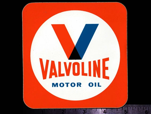 VALVOLINE RACING OIL - Original Vintage 1960's 70's Decal/Sticker - 3 1 ...