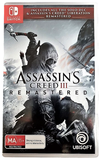 ASSASSIN'S CREED III Remastered Nintendo Switch Game $49.90 - PicClick AU
