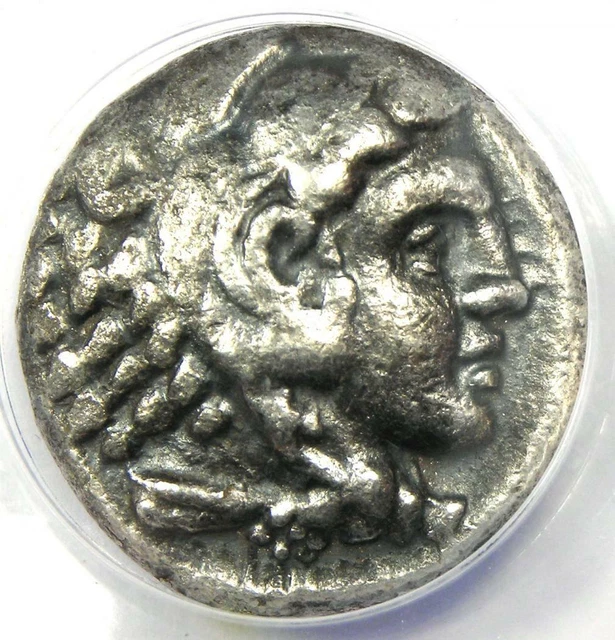 ALEXANDER THE GREAT III AR Tetradrachm Silver Coin 323-290 BC - ANACS ...