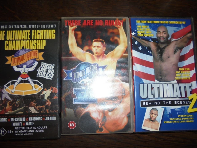 RARE MARTIAL ARTS Vhs Ufc Job Lot Bundle Kung Fu Judo Jiu Jitsu Self ...