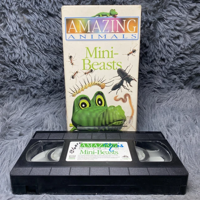HENRY’S AMAZING ANIMALS Mini-Beasts VHS Tape 1996 Disney Kids Lizard DK ...