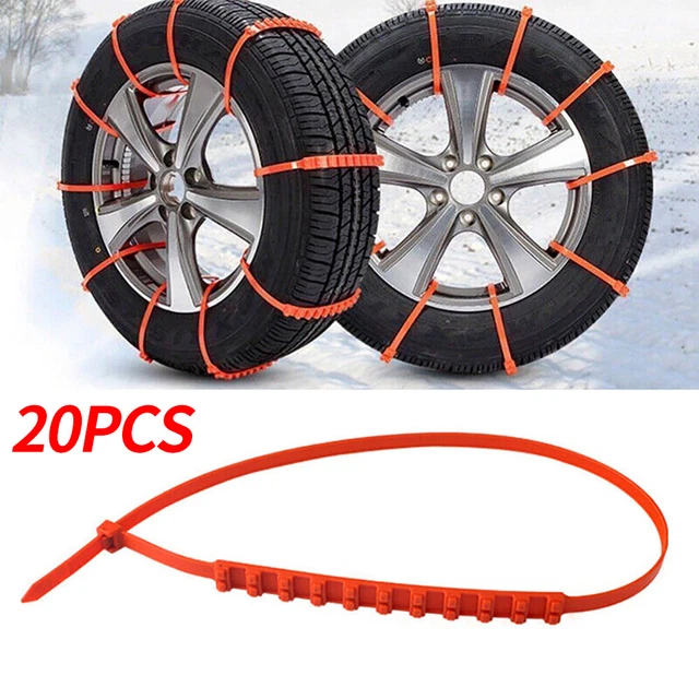 20PCS RAD REIFEN Schnee Ketten für Auto LKW Anti-Rutsch Notfall Winter ...
