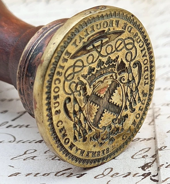 SCEAU CACHET CHARLES-LOUIS DE FROULAY EVEQUE DU MANS XVIIIème SIÈCLE ...