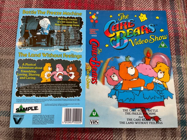 THE CARE BEARS Video Show Childrens Video Library Vhs Promo Sleeve £7. ...
