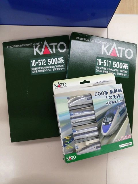 KATO 500 SÉRIE Shinkansen Nozomi Ensemble De Base/Additionnel Ngauge EUR 322,08 - PicClick FR