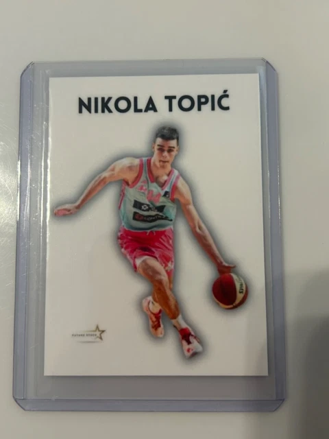 NIKOLA TOPIC, ROOKIE Card 2/100, Edizione Limitata, Stock future KK ...
