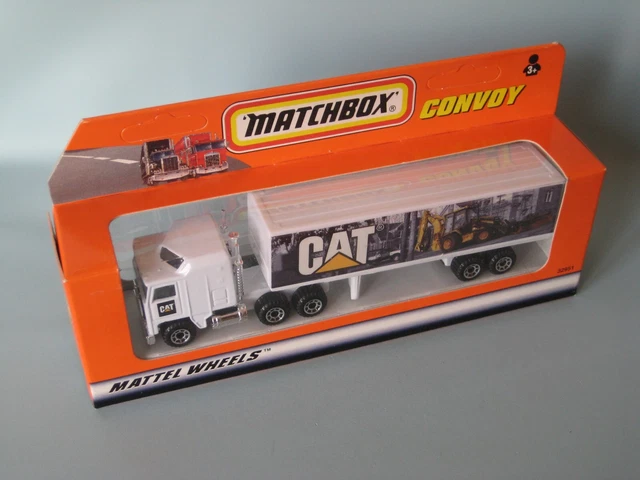 MATCHBOX CONVOY KENWORTH Box Truck Caterpillar Cat Boxed 160mm Long CY ...