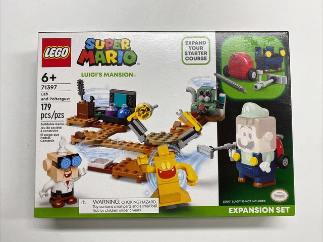 LEGO SUPER MARIO: Luigi’s Mansion Lab and Poltergust Expansion Set ...