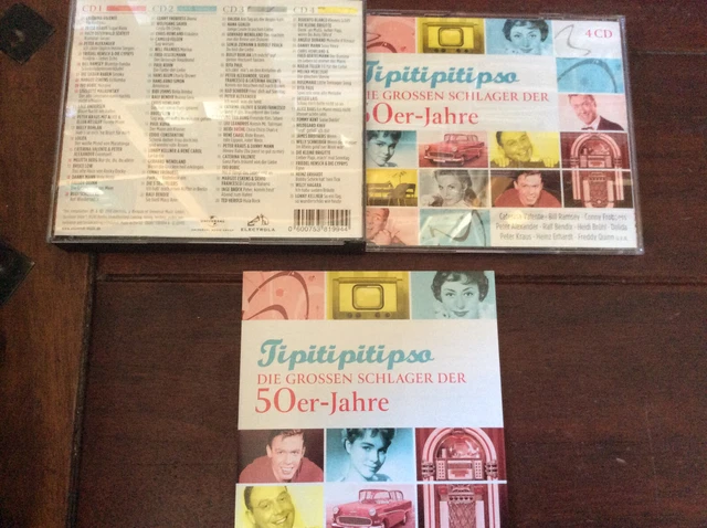 TIPITIPITIPSO - DIE Großen Schlager Der 50er-Jahre [4 CD Box] Caterina Valente EUR 12,99 ...
