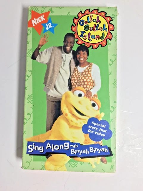 NICK JR. GULLAH Gullah Island Sing-Along Binya Binya VHS Rare Orange ...
