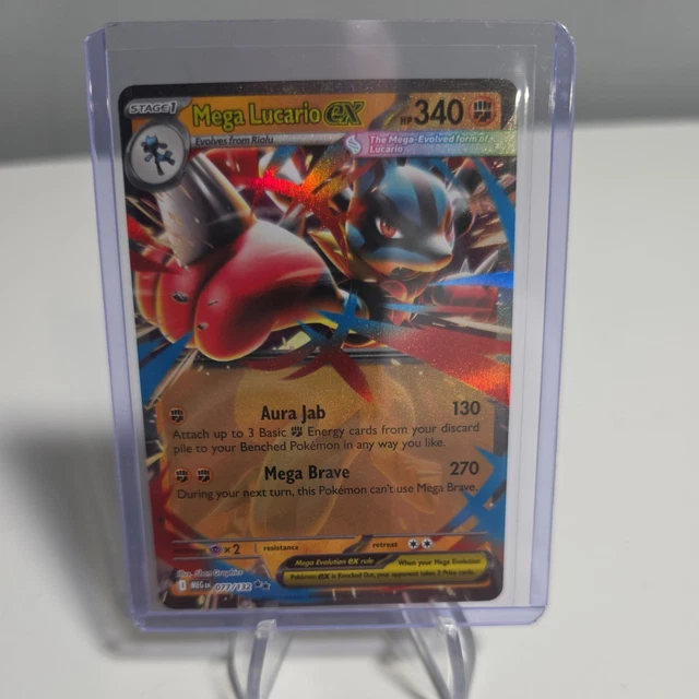 2025 POKEMON MEGA Evolution Lucario ex Double Rare #077/132 £0.73 ...