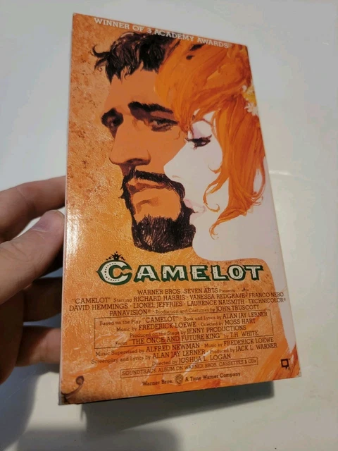CAMELOT (VHS, 2-TAPE Set) Richard Harris WB Rated G Copyright 1967 £15. ...
