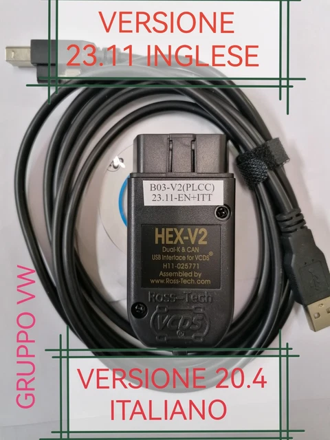 VAG COM VCDS v23.11 hex-v2 Atmega 162 VAG-COM VCDS V23.11 HEX-V2 Gruppo ...