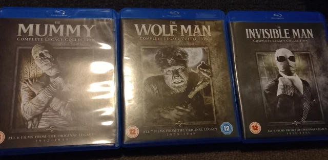 THE INVISIBLE MAN, Wolf Man & The Mummy - Complete Legacy Collection ...